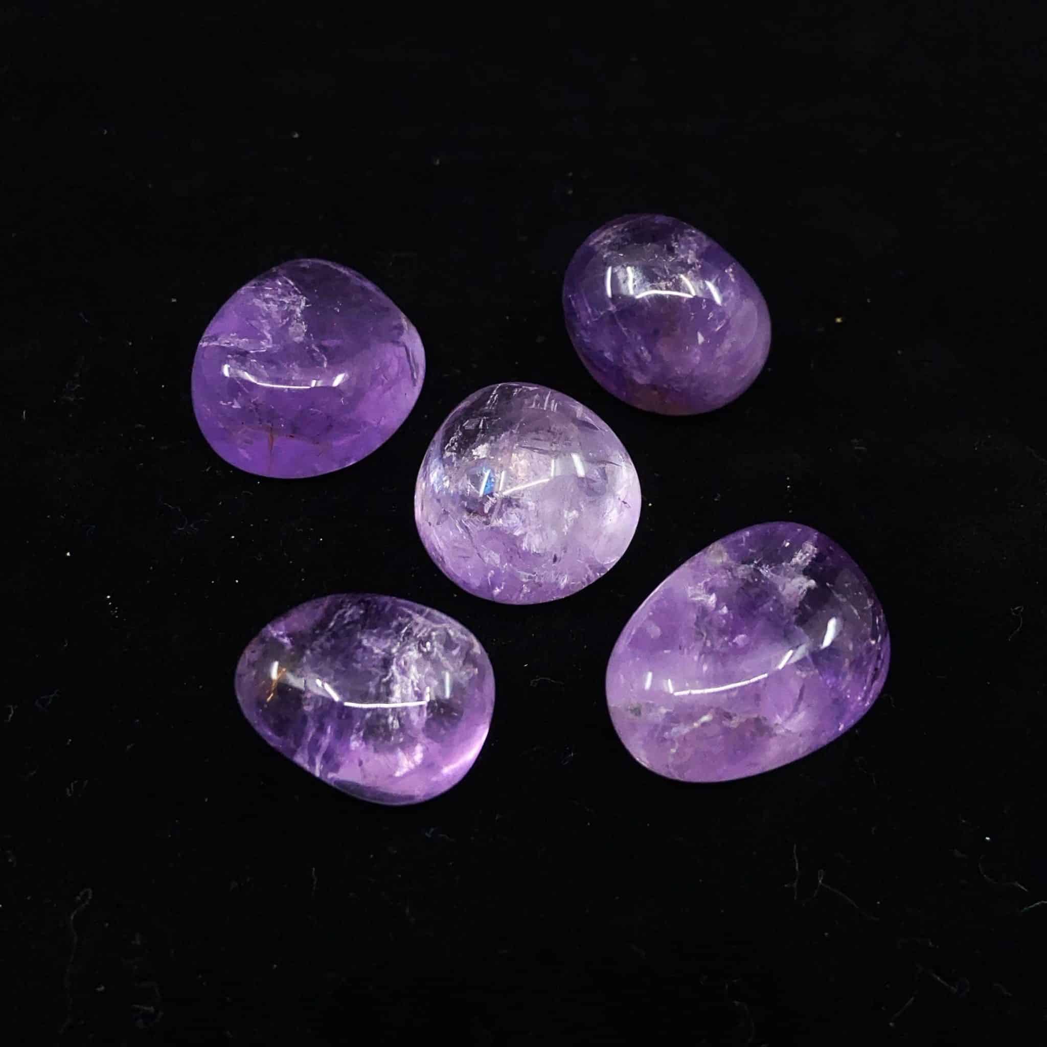 Amethyst Tumbled Stones - A Grade | The Herb Temple