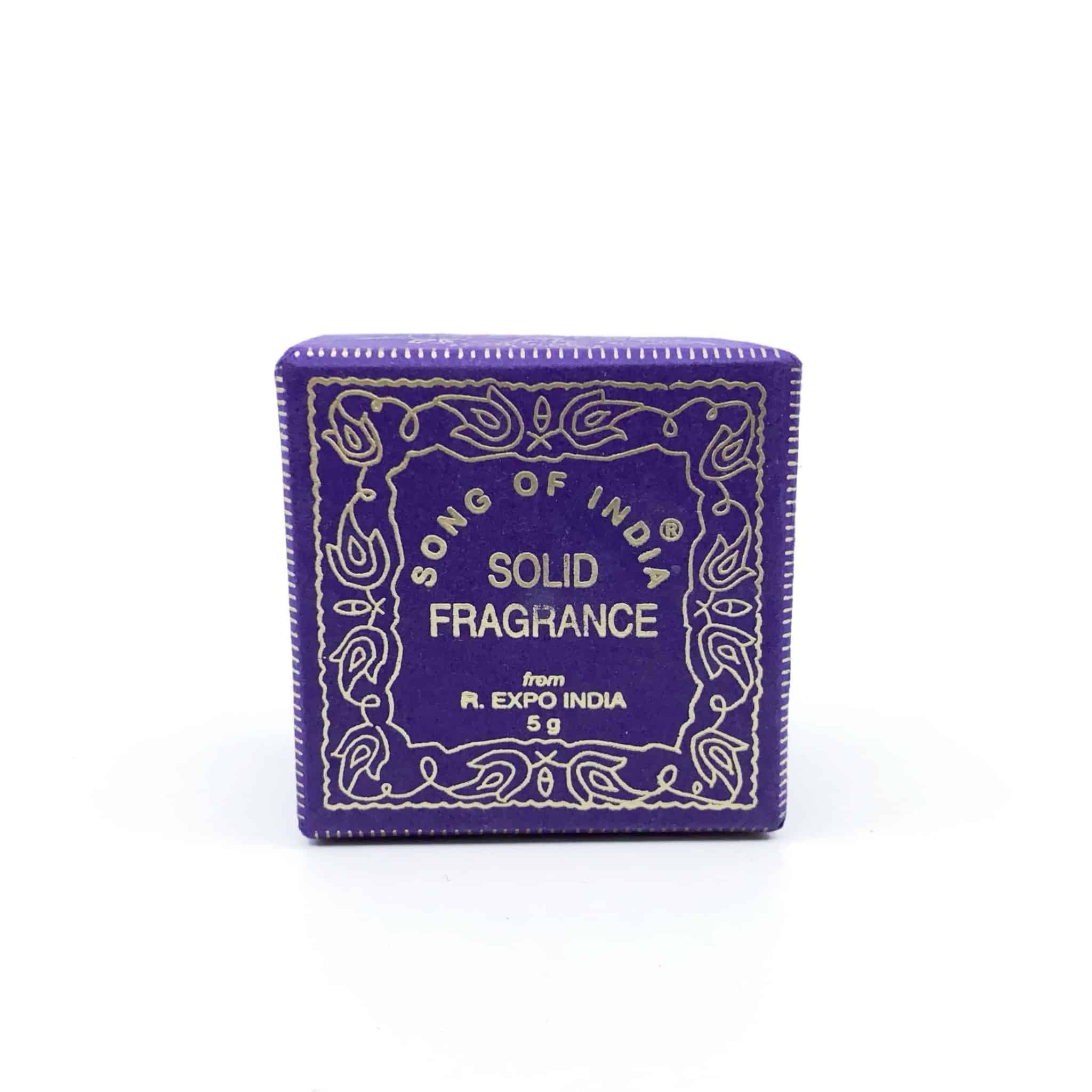 Natural Solid Perfume KRISHNA MUSK in Soapstone Jar | The Herb Temple