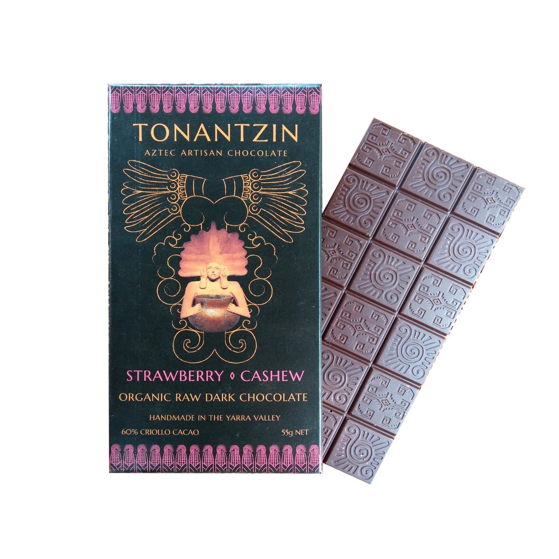 Tonantzin Chocolate Strawberry & Cashew | The Herb Temple
