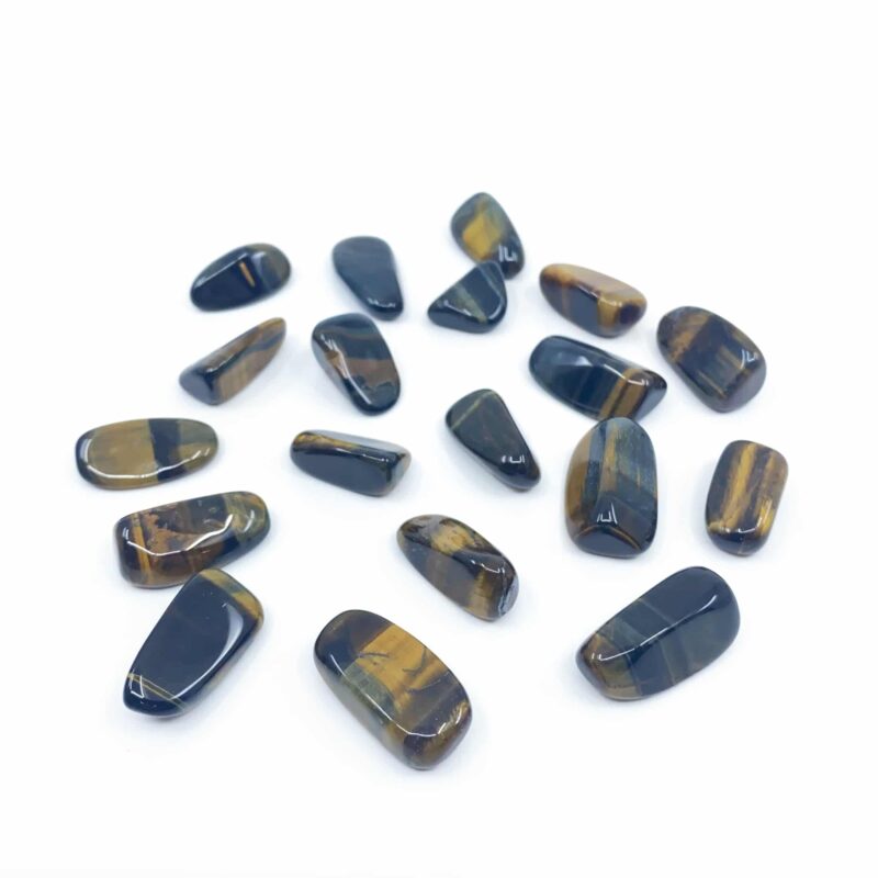 Multi Tiger Eye Tumbled Stones - AA Grade | The Herb Temple