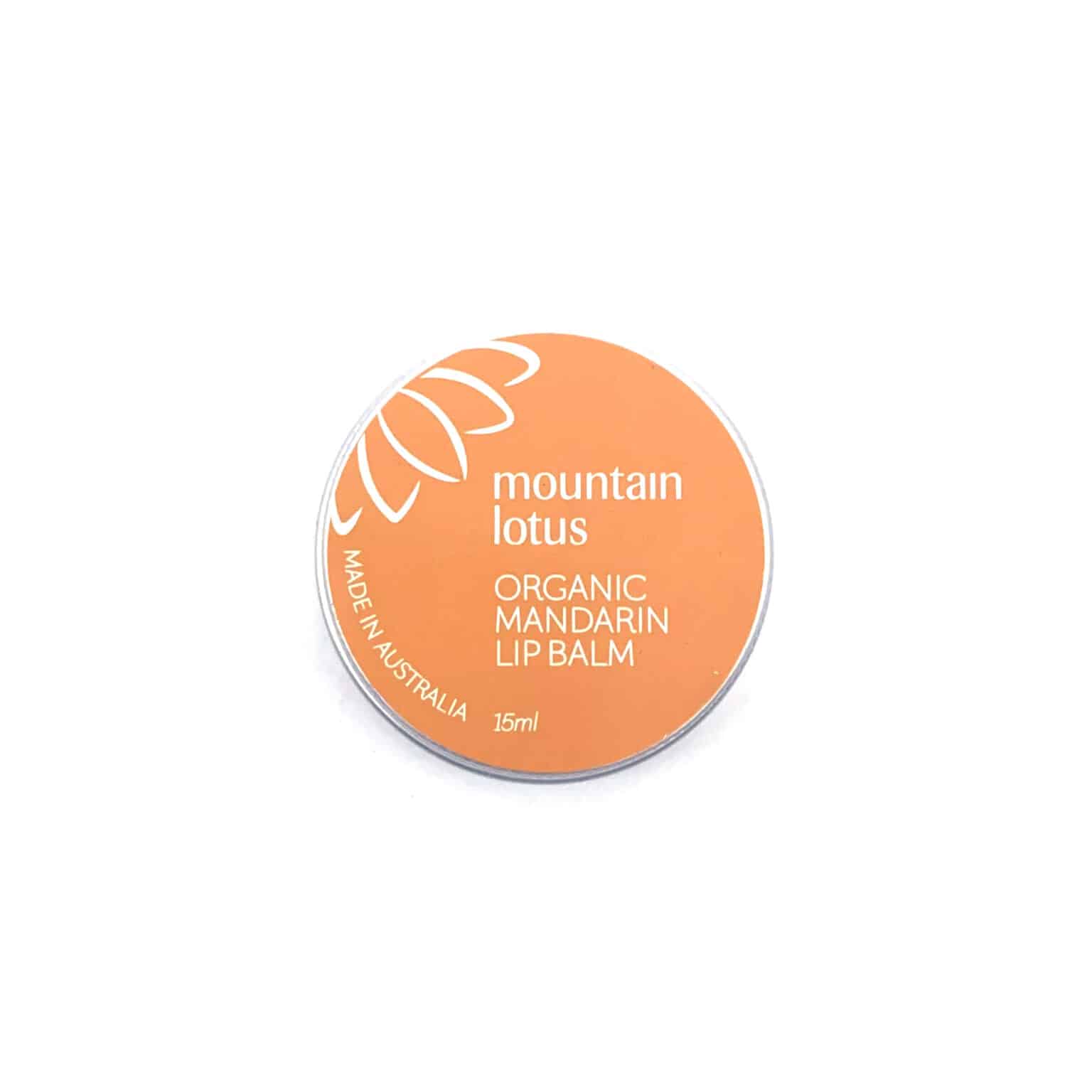 Organic Mandarin Lip Balm | The Herb Temple
