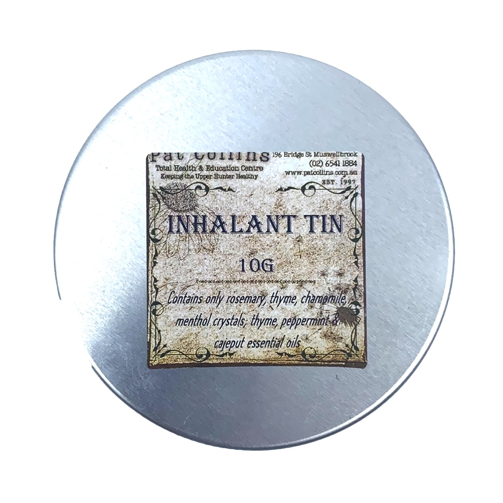 Inhalant in a Tin | The Herb Temple